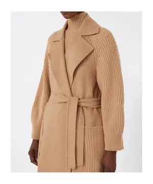 Max Mara Belted Knitted Coat - No