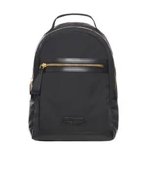 TOM FORD Logo-patch Zipped Backpack - Black