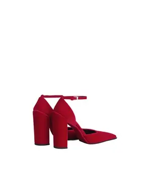 Alaïa Square-tomed High Heel Pumps With Adjustable Ankle Strap