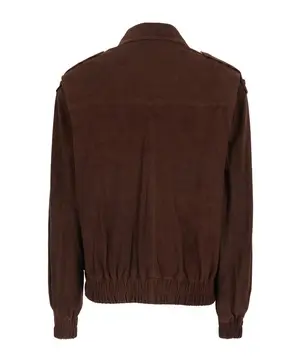 ARMA Halti Suede Bomber Jacket - Brow