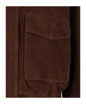 ARMA Halti Suede Bomber Jacket - Brow