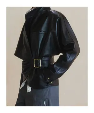 DARKPARK Cindy Leather Jacket - Black