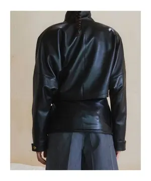 DARKPARK Cindy Leather Jacket - Black