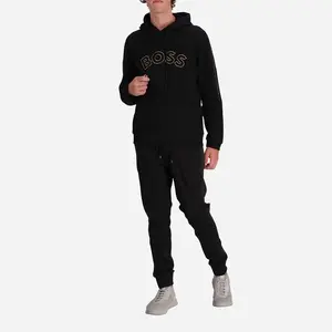Hugo Boss Embroidered Logo Hoodie