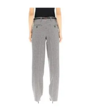 Miu Miu Checked Straight Leg Trousers