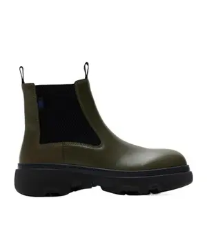 BURBERRY Burberry Round-Toe Chelsea Boots