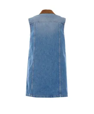 Versace Denim A-line Dress - No