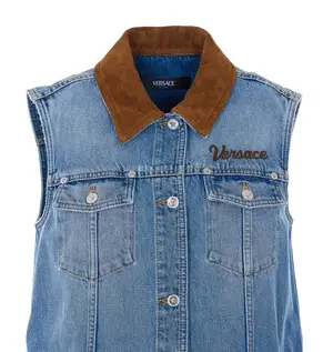 Versace Denim A-line Dress - No