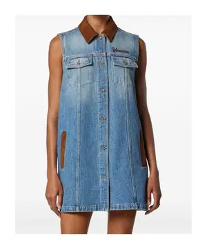 Versace Denim A-line Dress - No