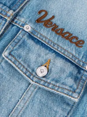 Versace Denim A-line Dress - No