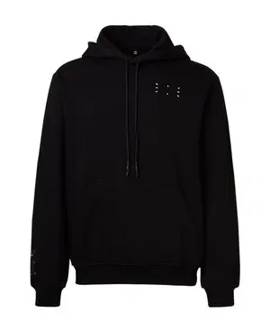 Alexander McQueen Graphic Print Long-sleeved Hoodie - Black