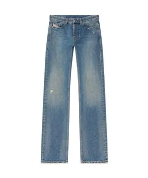DIESEL® 1980 D-eeper Relaxed Distressed Jeans - Medium Blue