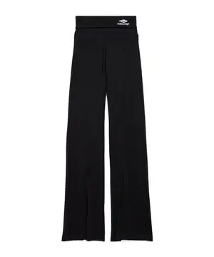High-Rise Elastic Waistband Pants