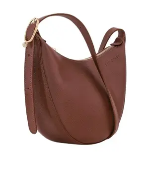 Longchamp Le Foulonné S Crossbody Bag - Coffee
