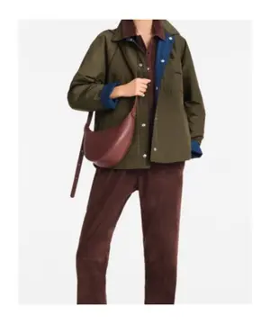 Longchamp Le Foulonné S Crossbody Bag - Coffee