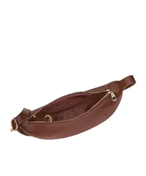 Longchamp Le Foulonné S Crossbody Bag - Coffee