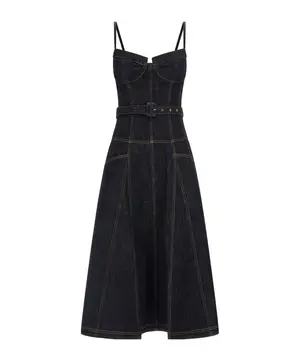 Self-portrait Contrast Stitching Day Dresses