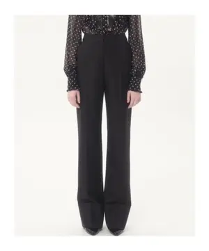 Valentino Garavani High Waist Straight Leg Trousers