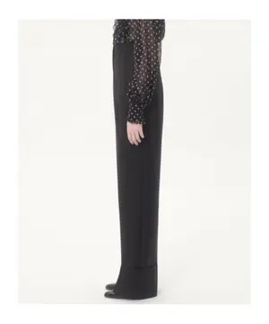 Valentino Garavani High Waist Straight Leg Trousers