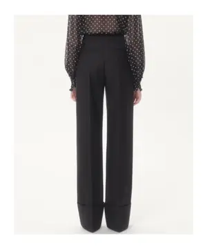 Valentino Garavani High Waist Straight Leg Trousers