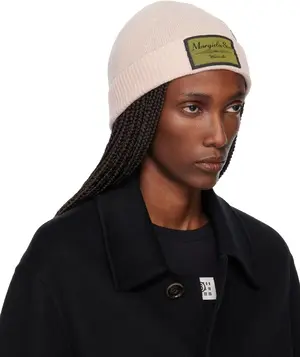 MAISON MARGIELA Access Labels Story" Beanie - Pink