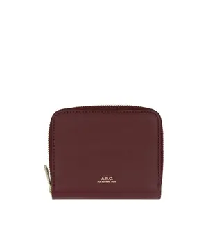 A.p.c. Logo Printed Zip-around Wallet
