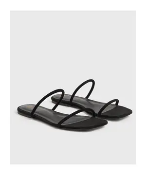 TOTEME Square Toe Double Strap Sandals