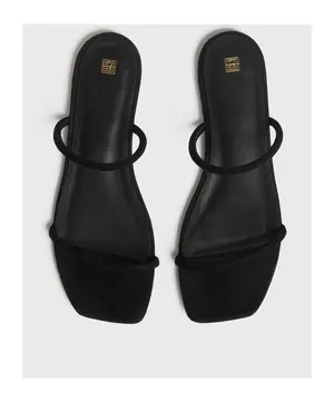 TOTEME Square Toe Double Strap Sandals