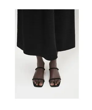 TOTEME Square Toe Double Strap Sandals