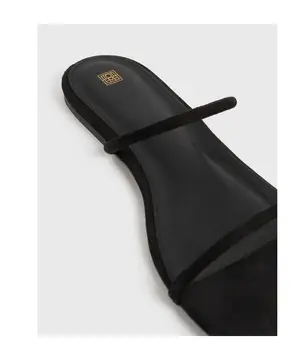 TOTEME Square Toe Double Strap Sandals