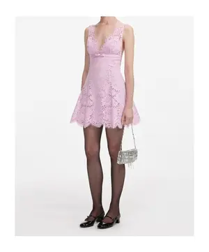 SELF-PORTRAIT Lace Mini Dress