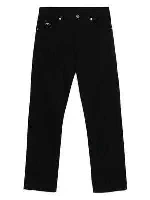 EMPORIO ARMANI Emporio Armani Slim Fit Jeans With Logo Plaque