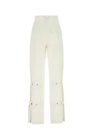 Bottega Veneta Wide-leg Cotton Trousers