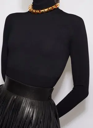 Alaïa Fine-knit Turtleneck Jumper