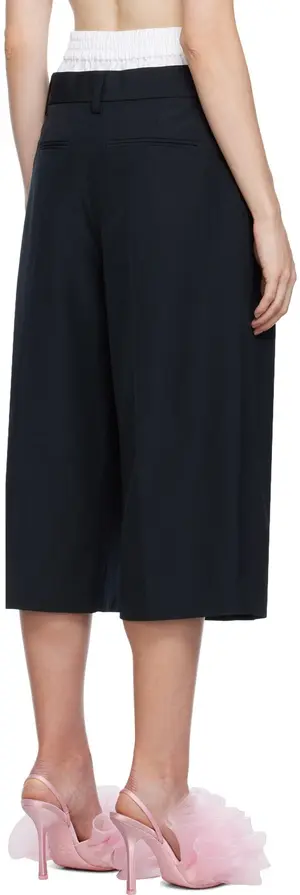 Alexander Wang Layered Tailored Culottes - Black