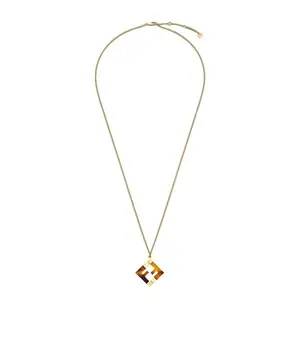 Fendi Chain Necklace With Forever Pendant