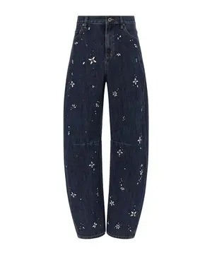 Self-portrait Embellished Jeans For Women