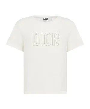 Dior Straight Hem T-shirts For Women