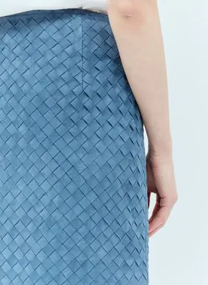 Bottega Veneta Intrecciato Midi Skirt