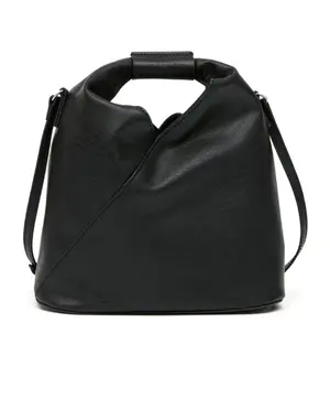 MAISON MARGIELA Japanese Logo Detailed Crossbody Bag - Black