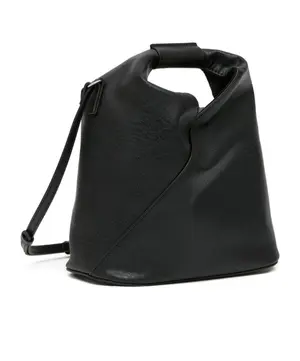 MAISON MARGIELA Japanese Logo Detailed Crossbody Bag - Black