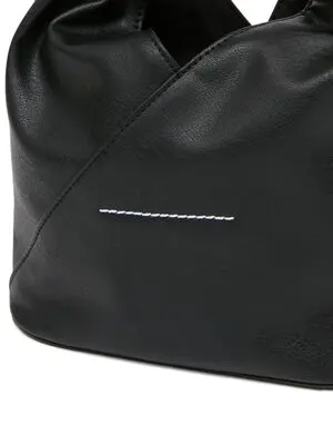 MAISON MARGIELA Japanese Logo Detailed Crossbody Bag - Black