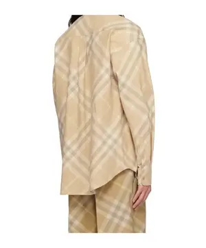 Burberry Long-sleeved Checked Shirt