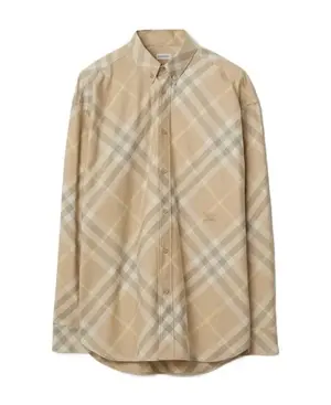 Burberry Long-sleeved Checked Shirt