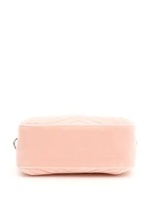 Stella McCartney Velvet Quilted Star Crossbody Bag