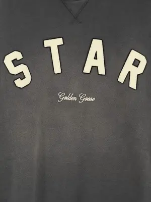 GOLDEN GOOSE Star Boxy Sweatshirt - Black