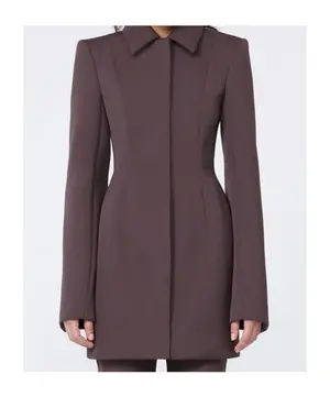Sportmax Bacio Wool Jacket - Brown