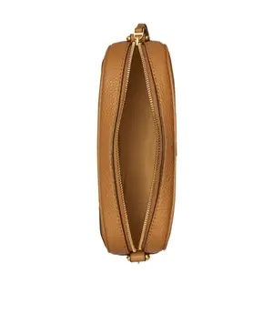 Tory Burch Mcgraw Logo Patch Camera Bag - Brown