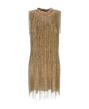 Dior Embellished Mini Dress With Tassels - No