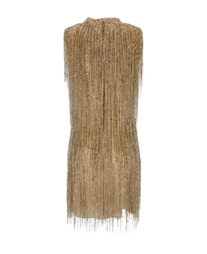 Dior Embellished Mini Dress With Tassels